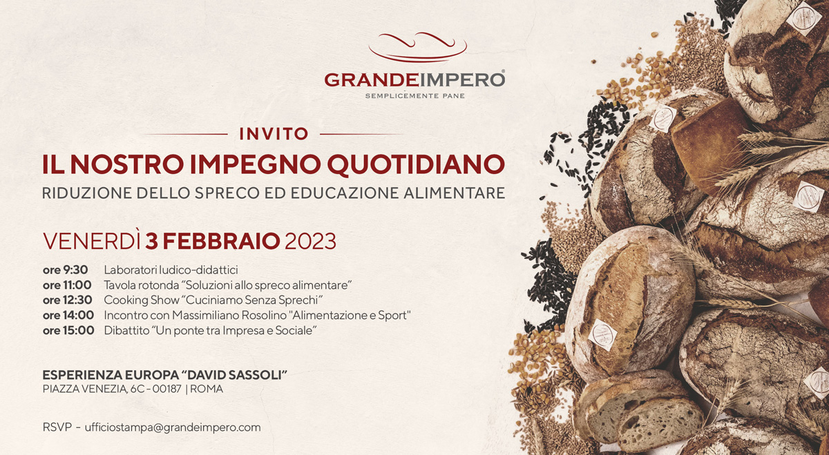“Il nostro impegno quotidiano” contro gli sprechi alimentari: evento a ...